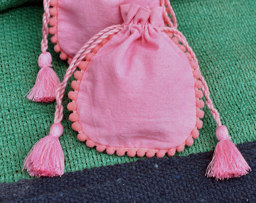 100 Pcs Custom Jewelry Packaging Drawstring Pouch, Personlise Wedding ...