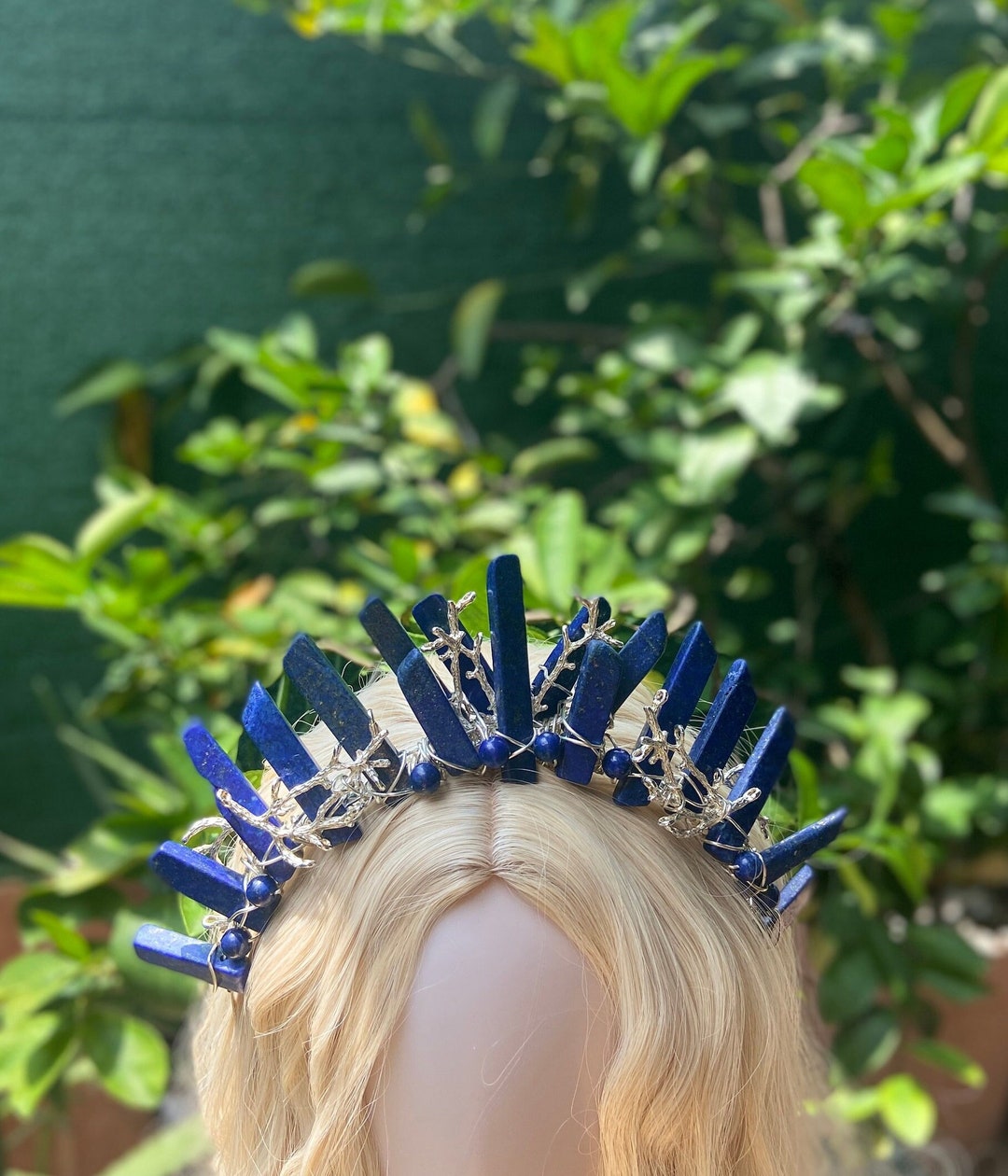 Lagoons of Lapis Lazuli Tiara Crown - Fairy - Renaissance Faire ...