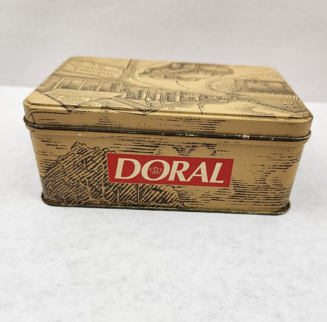Vintage Storage Tin Container Doral Collector's Edition 1996 - Etsy