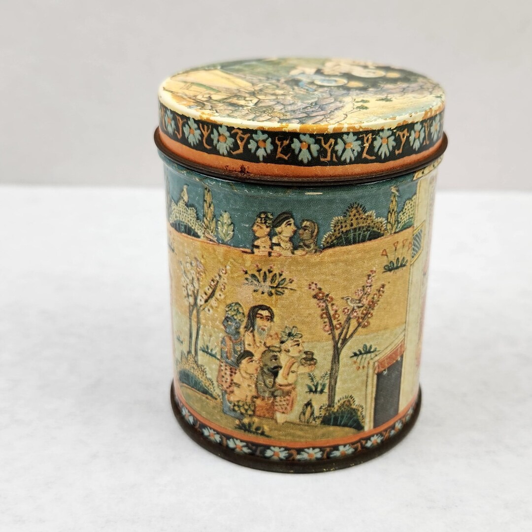 Vintage Storage Tin Container Ben Rickert Potpouri Tin Empty - Etsy