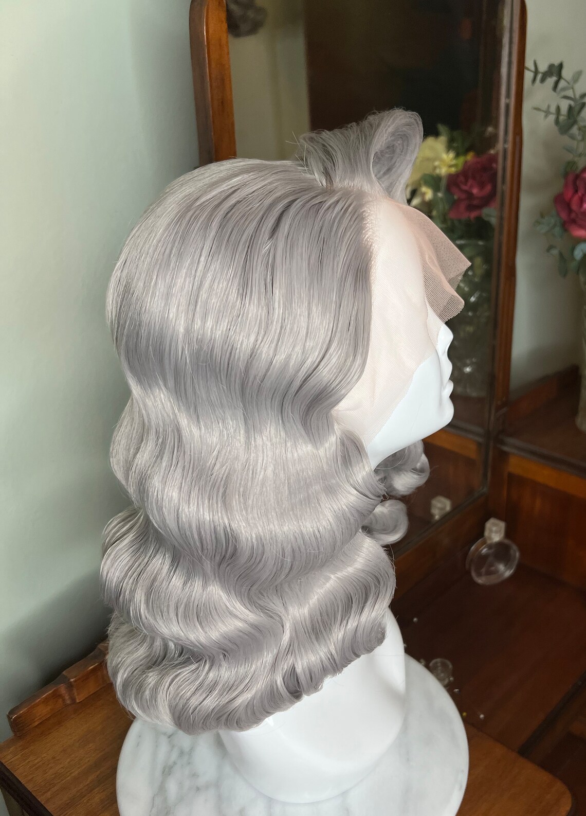 Vintage WIG Made to ORDER Custom Styled With Finger Waves - Etsy