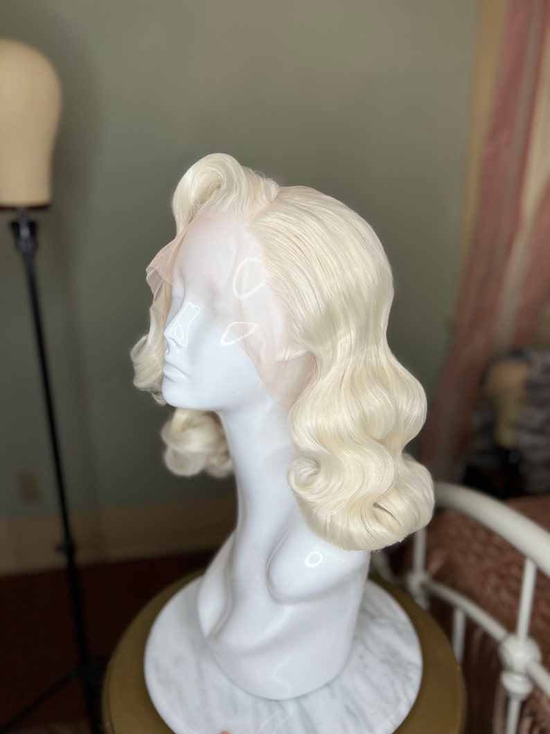 Pinup Burlesque Wig 1950s 1940s Jayne Mansfield Bombshell - Etsy