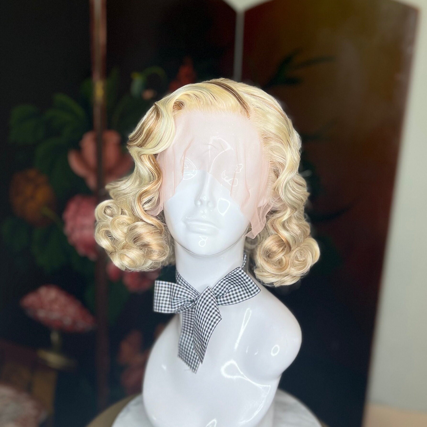Vintage Finger Wave Wig: 1920s Flapper Style, Custom Color - Etsy