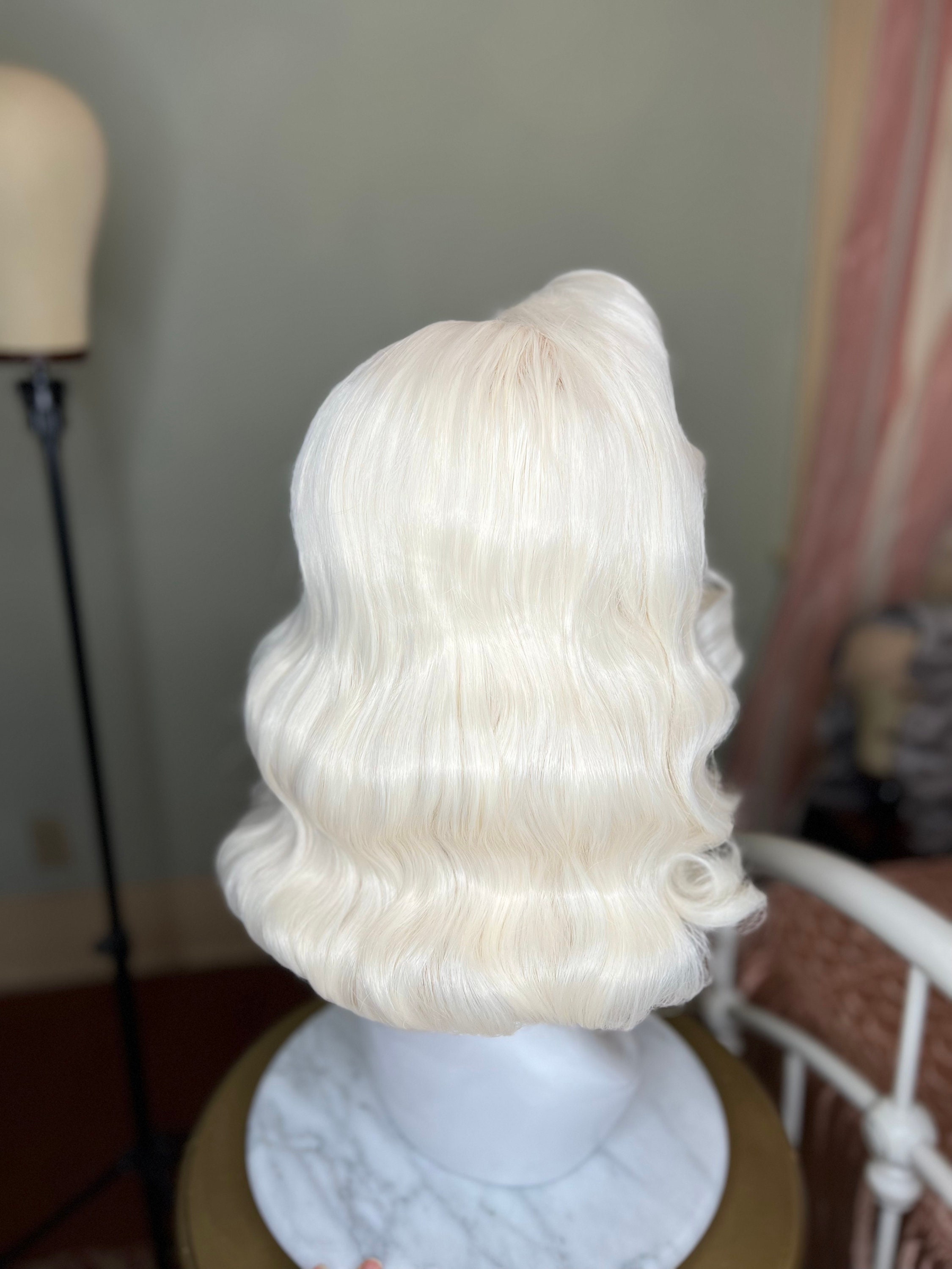 Pinup Burlesque Wig 1950s 1940s Jayne Mansfield Bombshell - Etsy