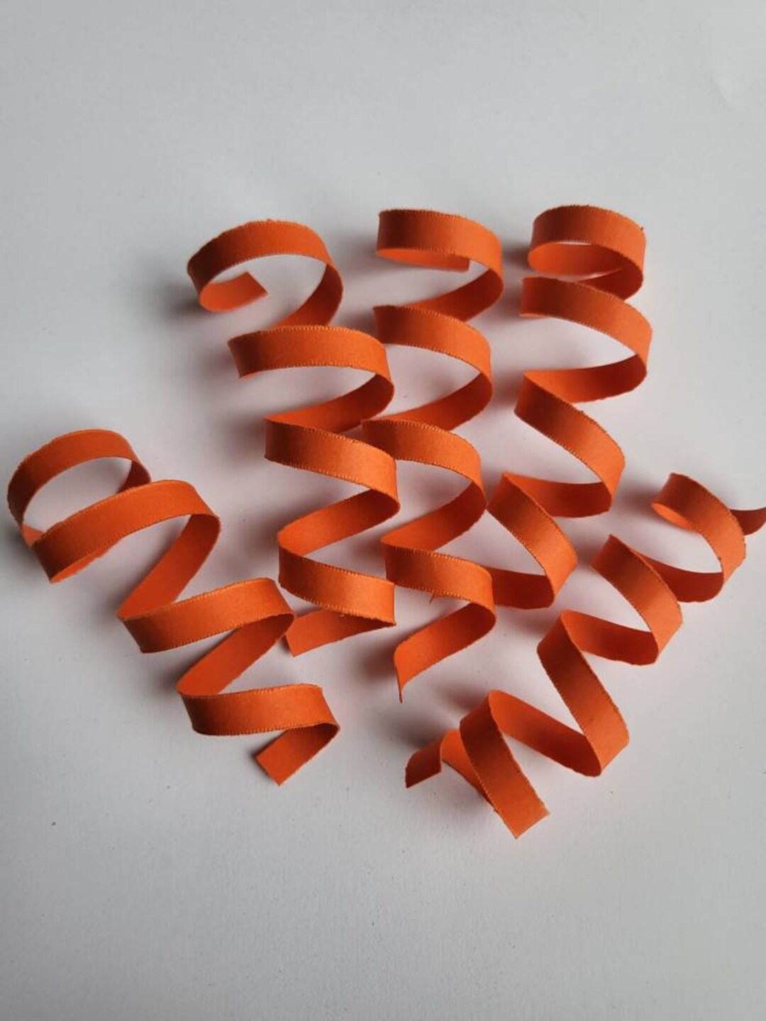 50 Orange Confetti Curls, Orange Confetti, Curly Paper, Paper Strips - Etsy