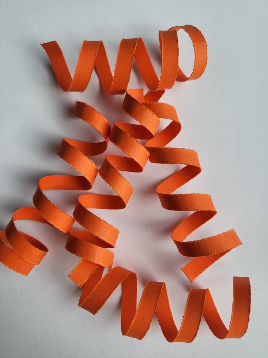 50 Orange Confetti Curls, Orange Confetti, Curly Paper, Paper Strips - Etsy