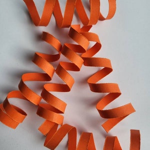 50 Orange Confetti Curls, Orange Confetti, Curly Paper, Paper Strips - Etsy