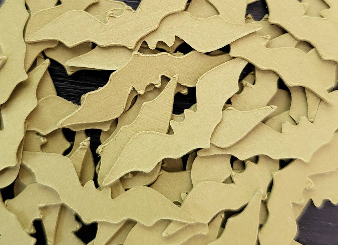 Tiny Bat Confetti, Olive Green Confetti,table Decoration, Crafting ...