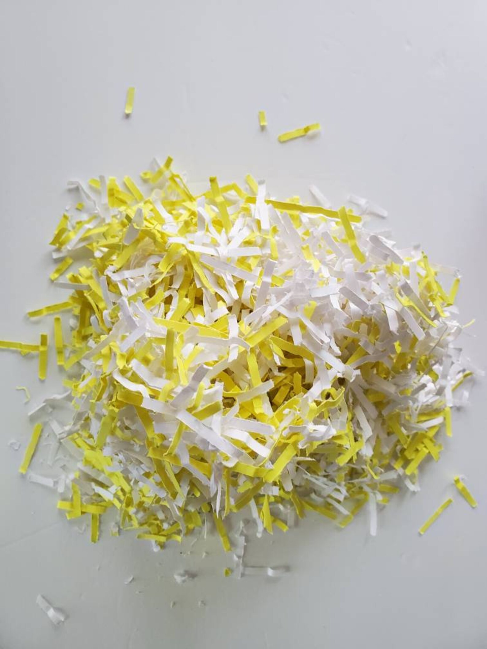 Neon Yellow Packaging Shred Crinkle Cut Paper Yellow and - Etsy