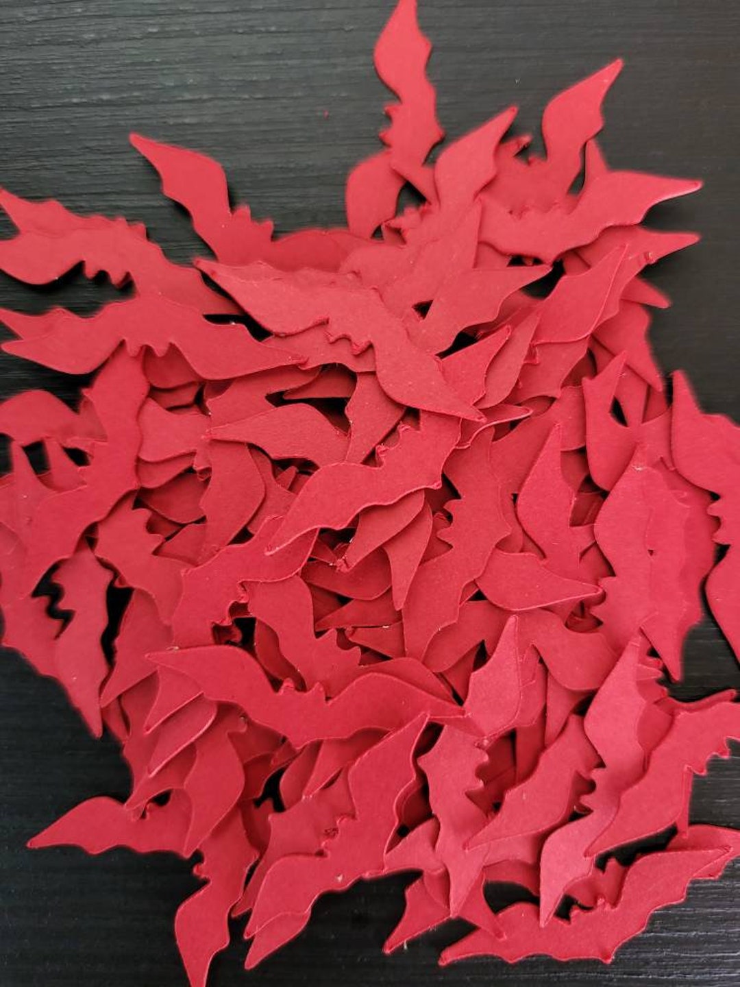 Tiny Bat Confetti, Red Confetti,table Decoration, Crafting Supplies - Etsy