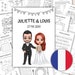 FRANÇAIS - Livre D'activités De Mariage Pour Les Enfants | Cahier De ...
