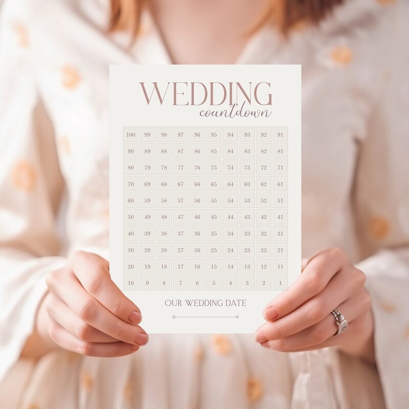 Wedding Countdown - Etsy