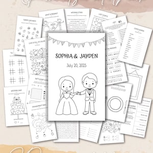 Wedding Activity Book for Kids | Wedding Coloring Book | Kids Activity ...