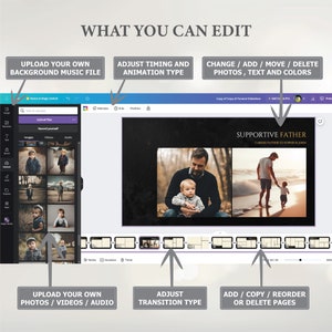 Funeral Slideshow Template Memorial Service Slideshow Funeral Memory ...
