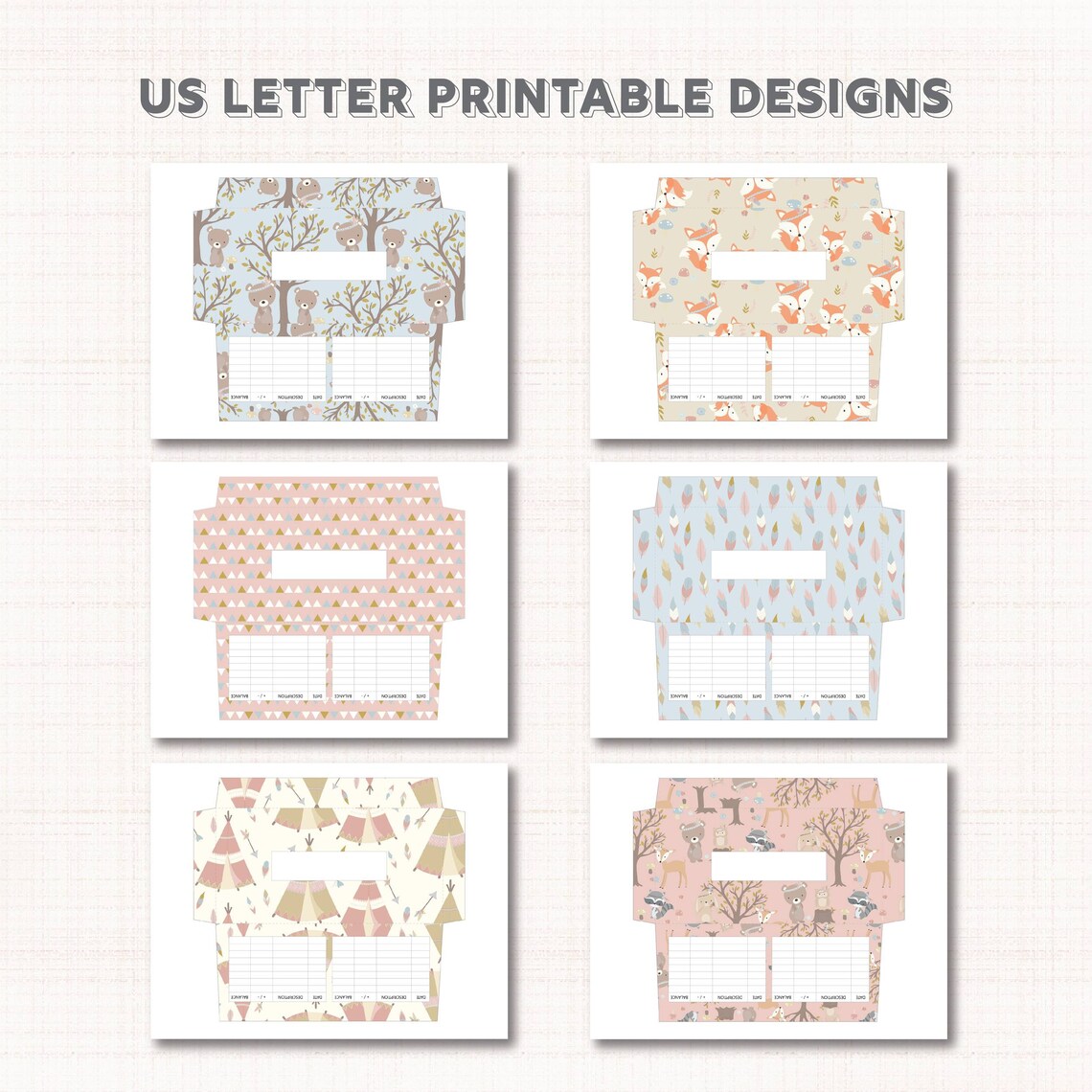 Kids Budget Envelopes Printable Budget Planning for Kids - Etsy Polska