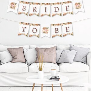 Boho Banner Template | Bridal Shower Welcome Banner | DIY Bachelorette ...