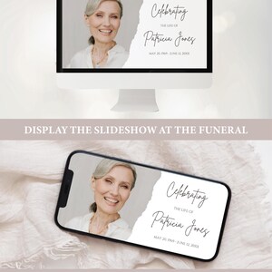 Funeral Video Template Memorial Service Slideshow for Funeral Slideshow ...