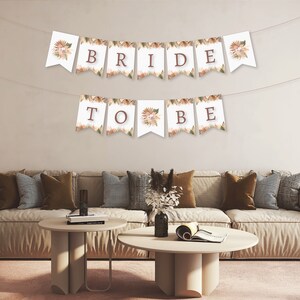 Boho Banner Template | Bridal Shower Welcome Banner | DIY Bachelorette ...