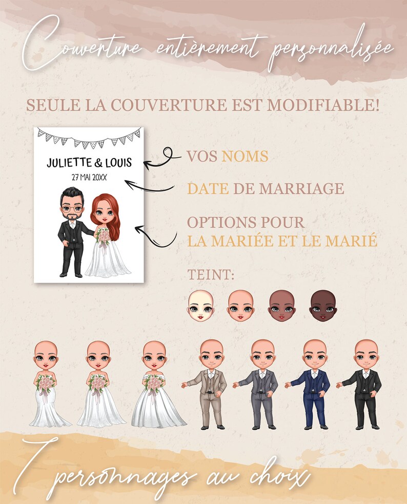 FRANÇAIS - Livre D'activités De Mariage Pour Les Enfants | Cahier De ...