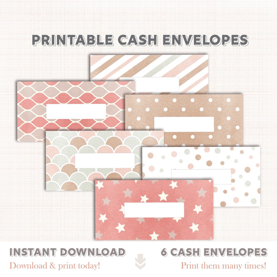 Cash Envelopes Printable | Money Envelopes | Cash Envelope Template ...