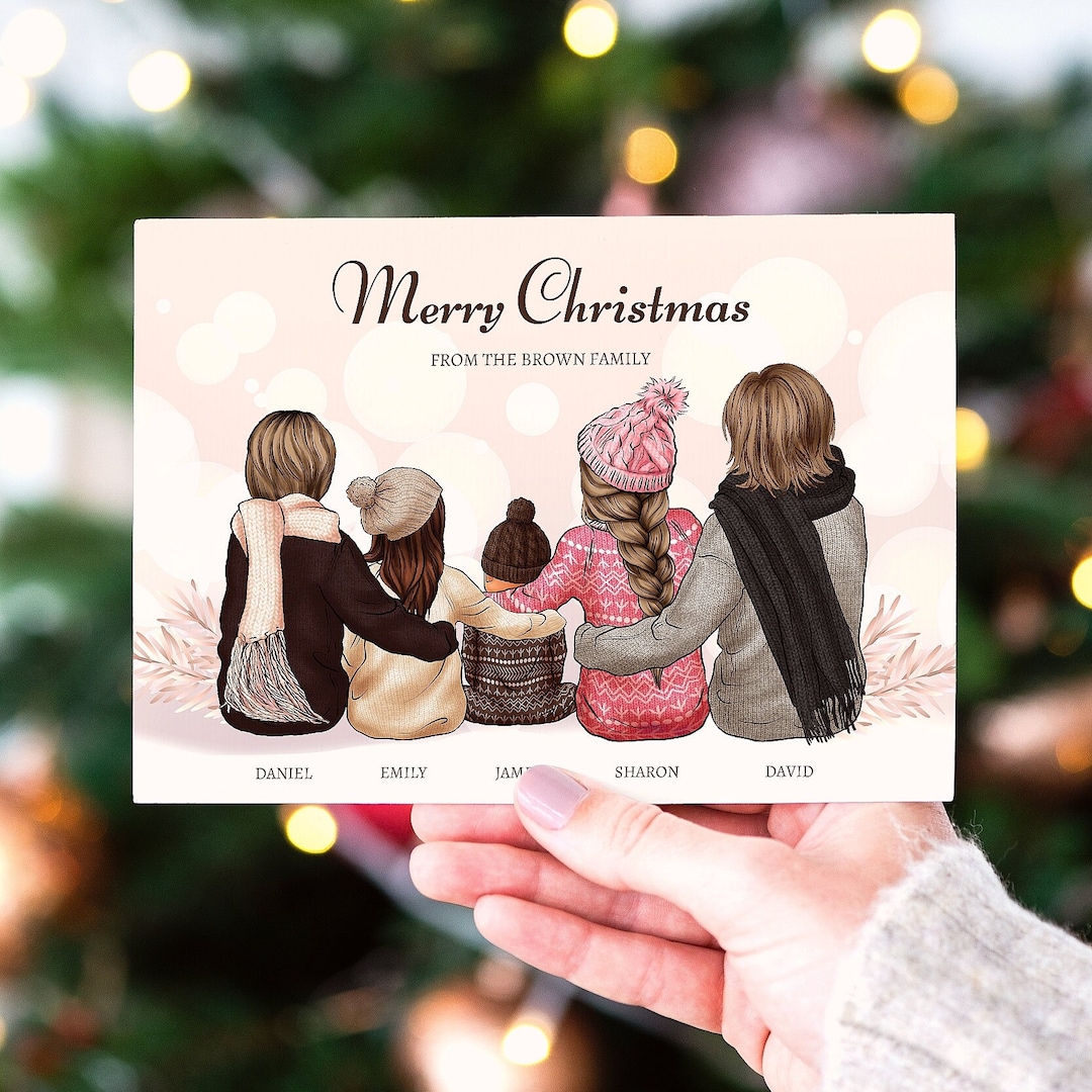 Funny Christmas Cards Printable Christmas Cards Personalized - Etsy