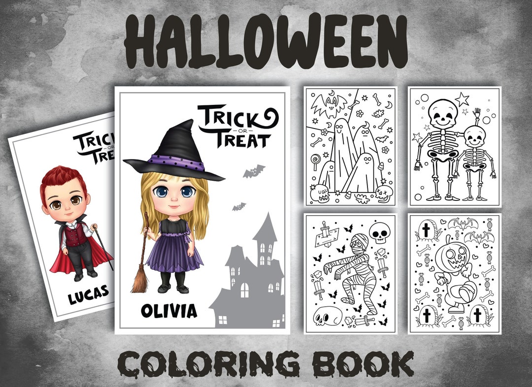 Halloween Coloring Pages Halloween Activities for Kids Printable ...