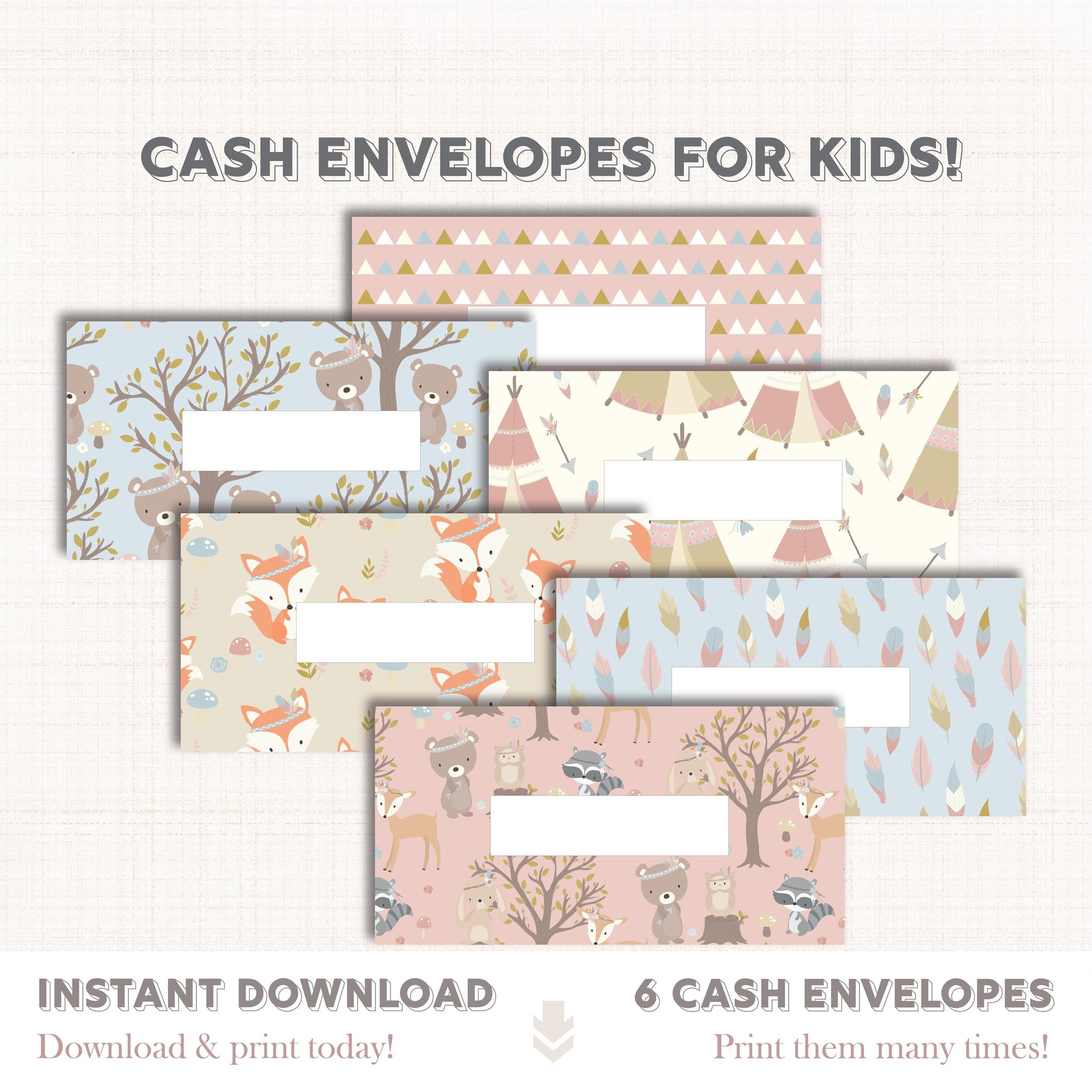 Kids Budget Envelopes Printable Budget Planning for Kids - Etsy