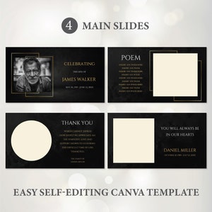 Funeral Slideshow Template Memorial Service Slideshow Funeral Memory ...