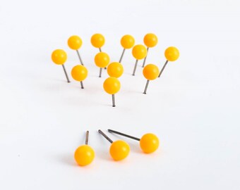 Orange Push Pins - Etsy