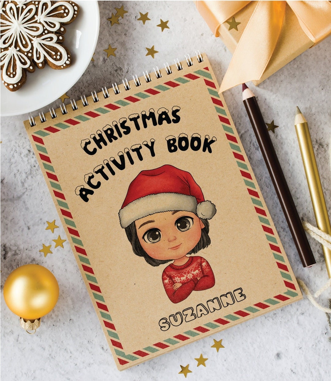 Christmas Activity Book Christmas Coloring Pages Christmas Games ...