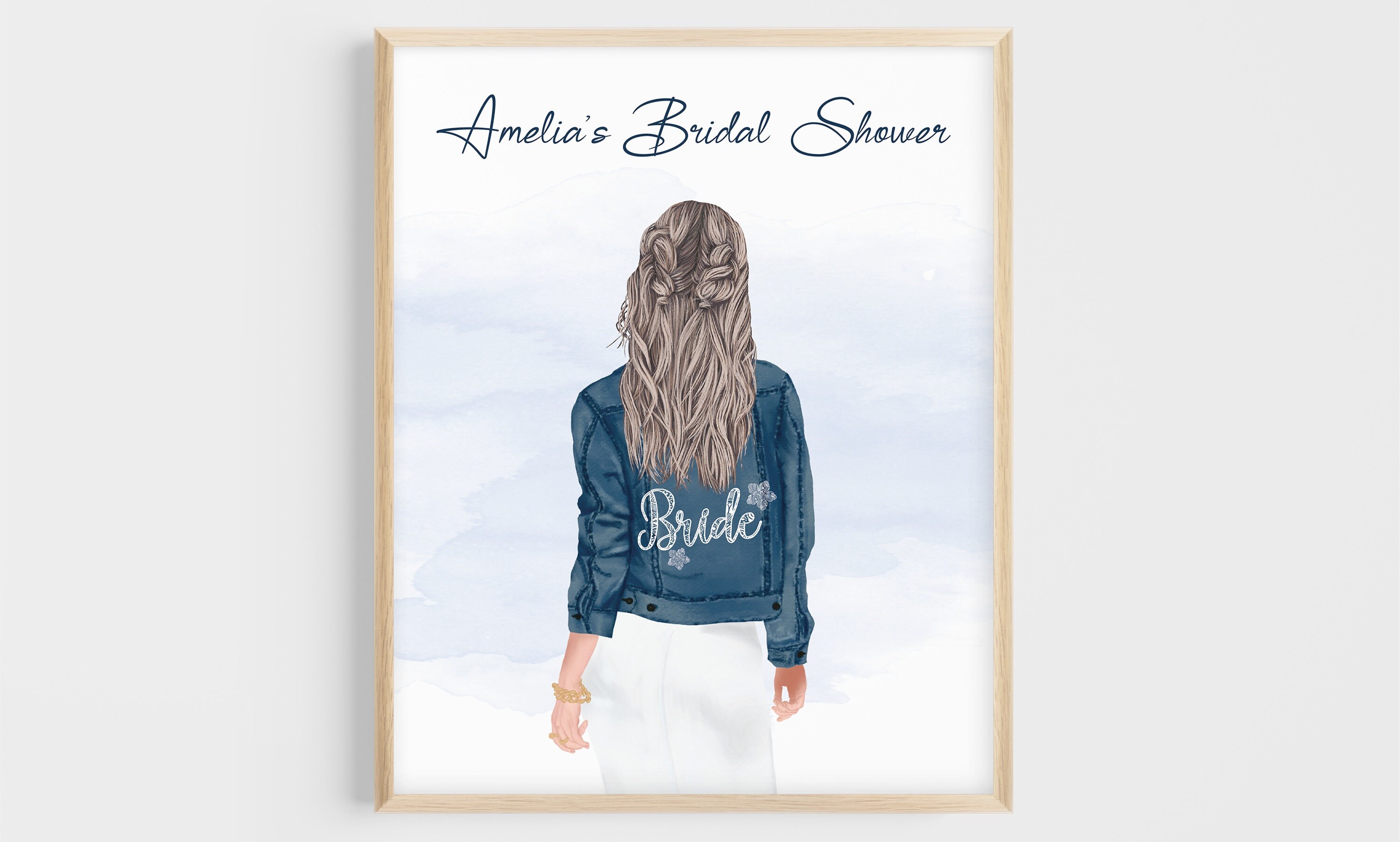 1 - Bride Print | Personalized Gift for Bride | Bride to Be Picture ...