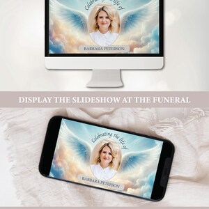 Memorial Service Slideshow Heaven Funeral Slideshow Template Memorial ...