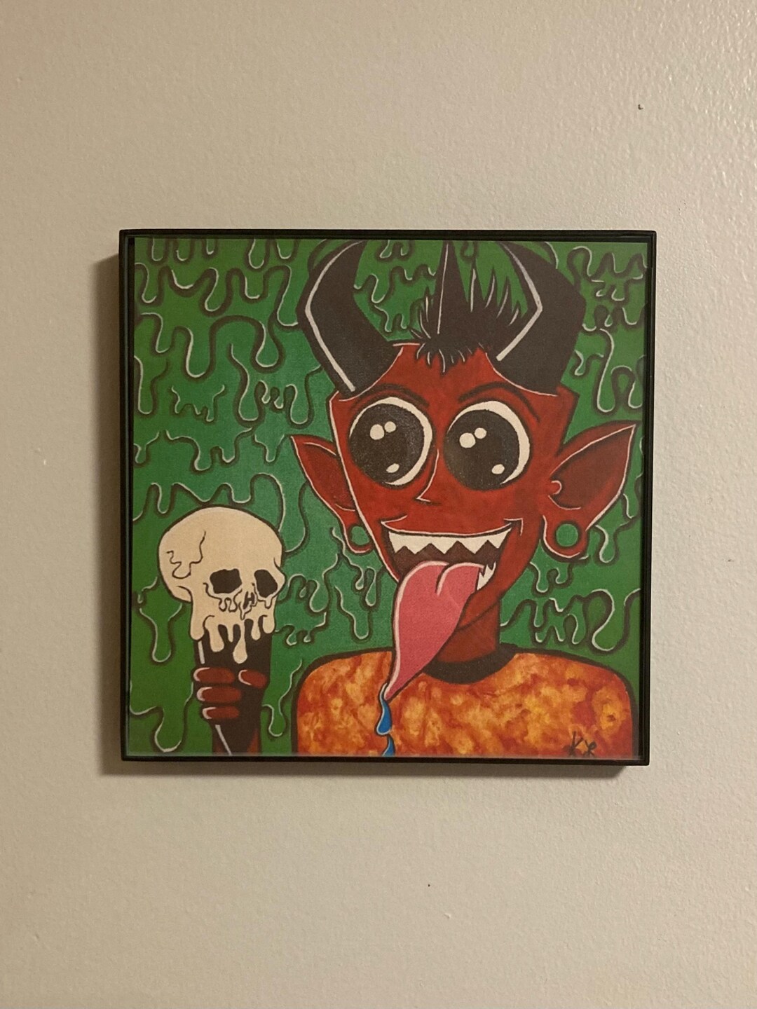Demon Art Print - "iscream" - Etsy