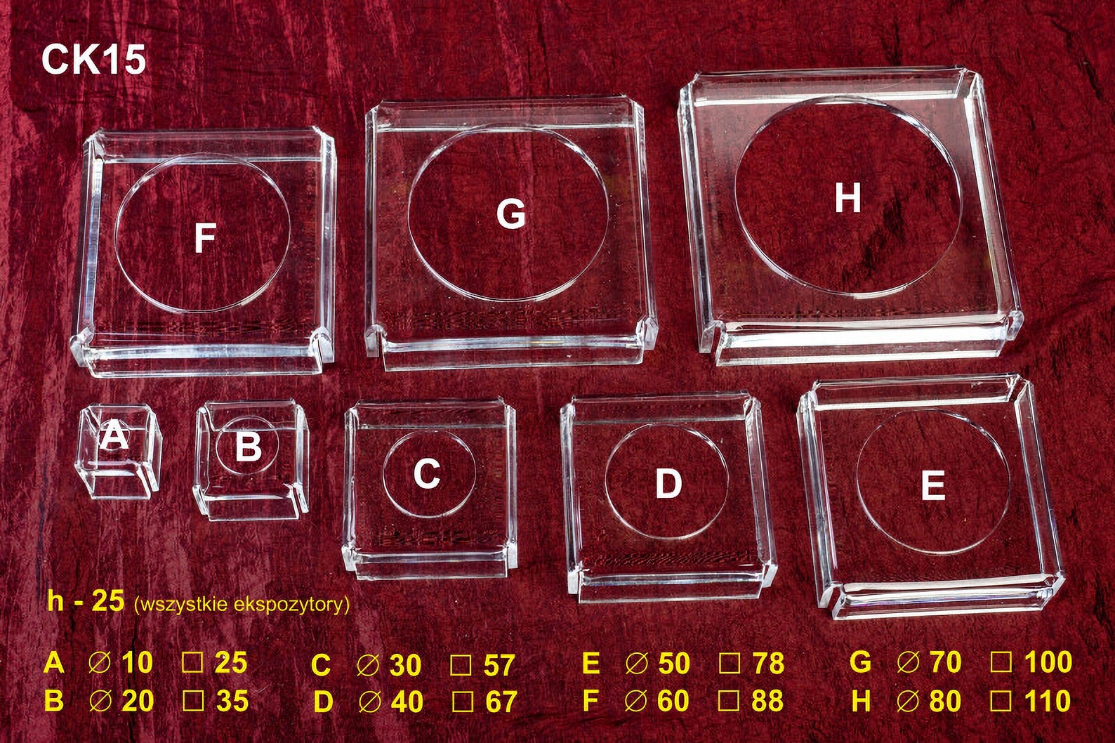 Display CK15 for Canister Shots, Musket Balls, Minerals and Other ...