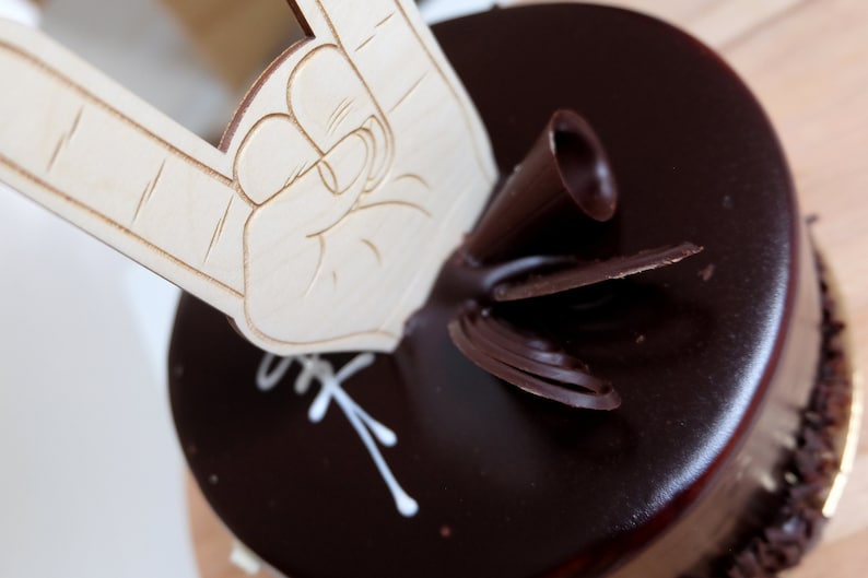 Cake Topper Rock Hand RCK Hand Rocknroll Hand for ROCK FUN - Etsy