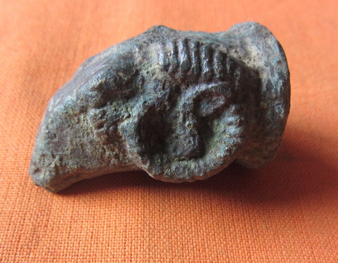 E32.roman Style Bronze Scepter.head of Ram - Etsy