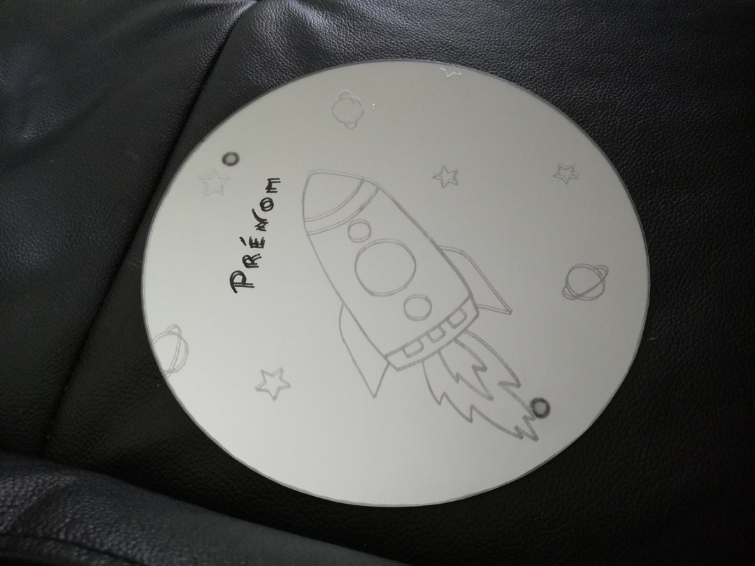 Customizable Mirror Rocket - Etsy