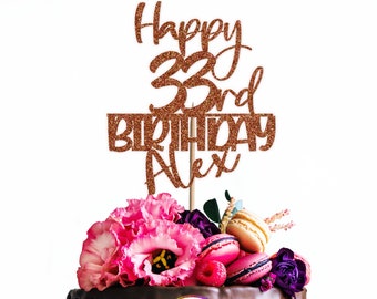 33rd Birthday Cake | Etsy