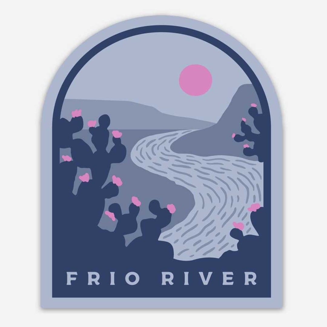 Winding Frio River Sticker - Etsy