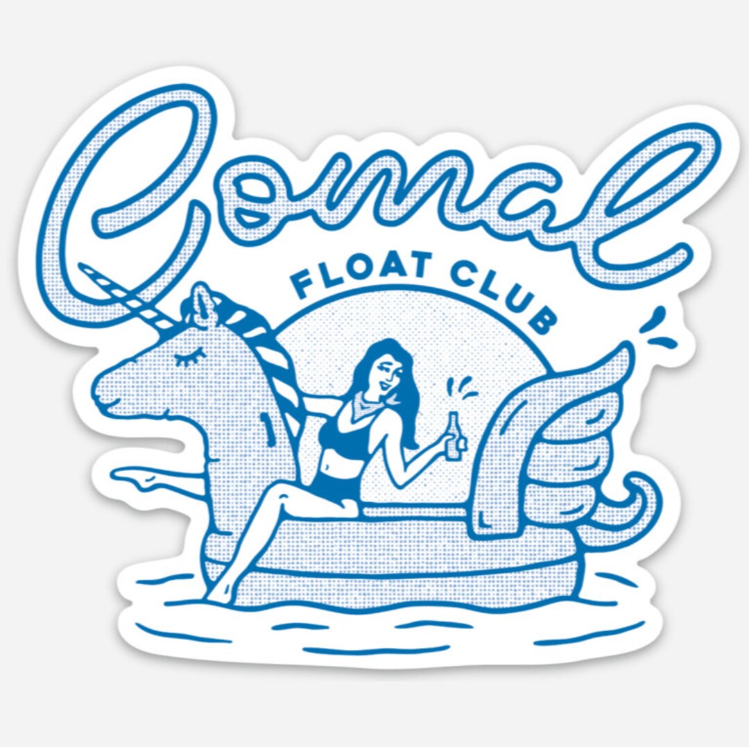 Comal Float Club Sticker - Etsy