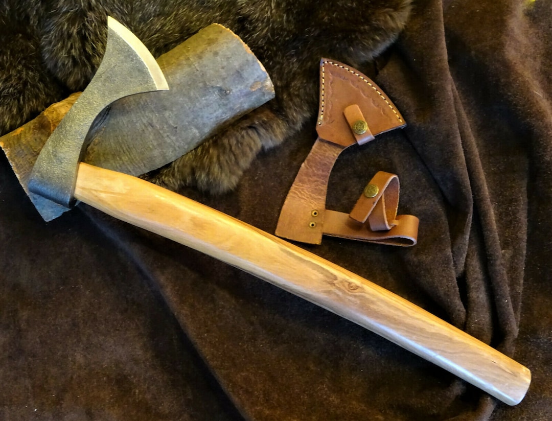 Ax Hatchet Hand Ax Viking Medieval Outdoor Camping Franziska Wooden ...