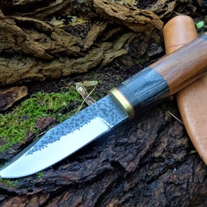 Wikinger Messer mit scharfer Klinge und mehrfarbigem Griff -23cm- mit ...