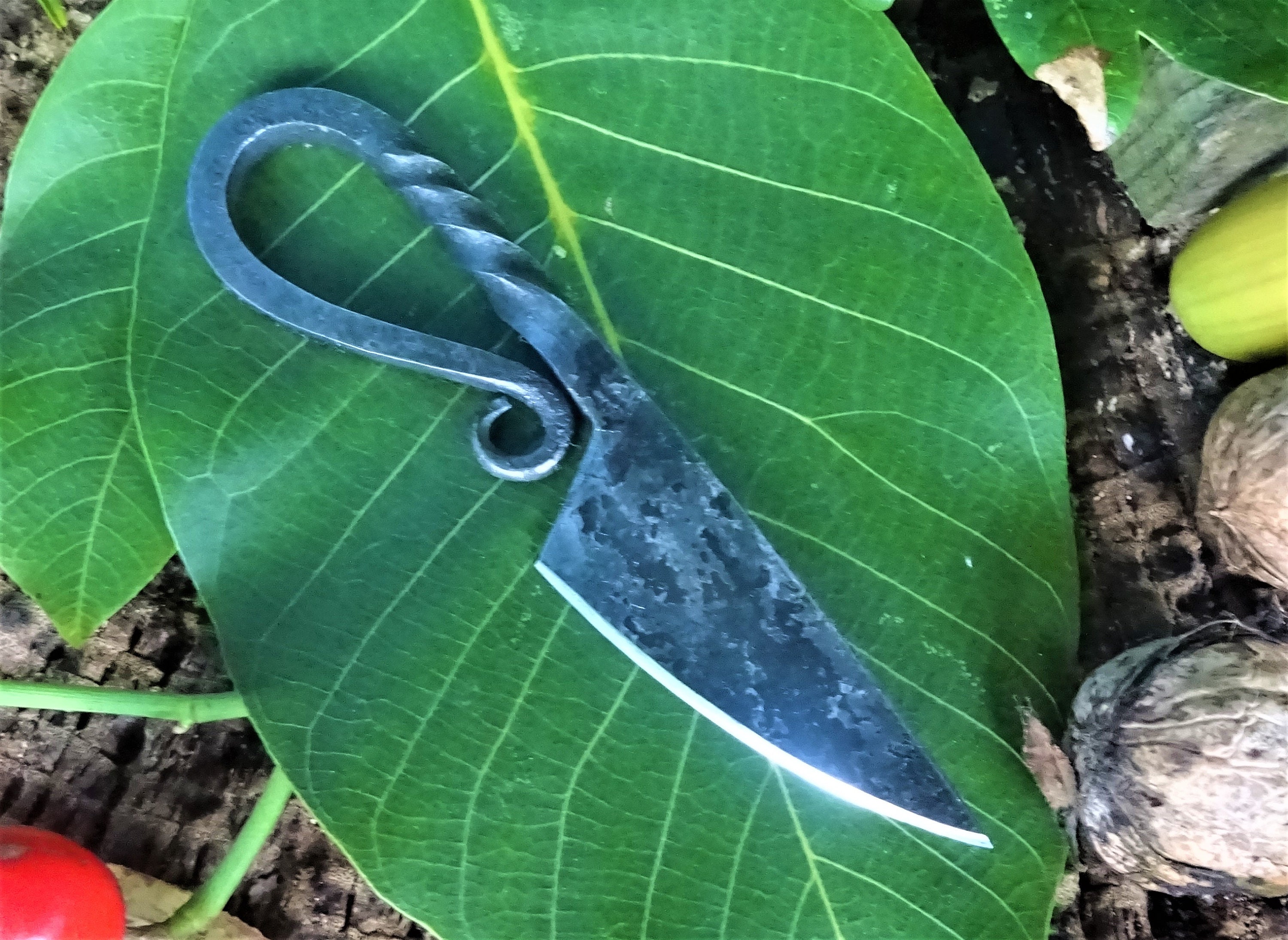 Mittelalter Messer-Wikingermesser-Carbonstahl-Handgeschmiedet | Etsy