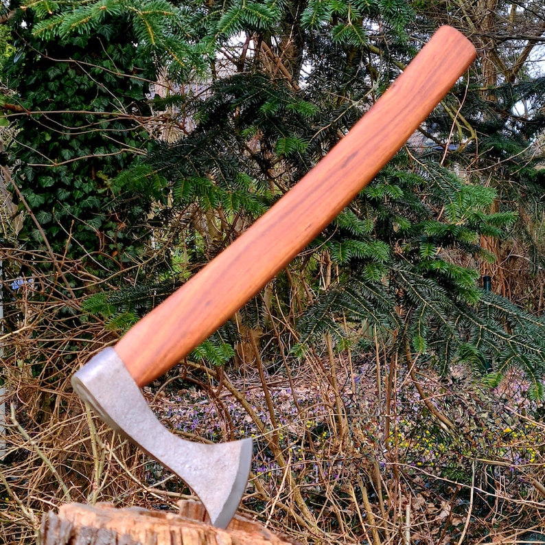Axe Hatchet Hand Axe Viking Medieval Outdoor Camping Franziska Wooden ...