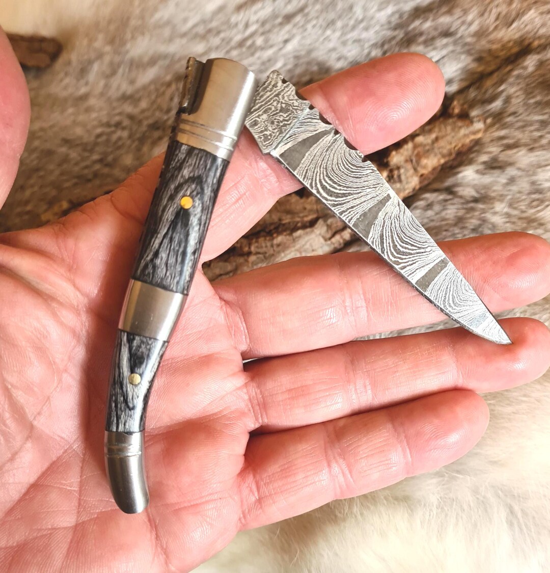 Laguiole Pocket Knife, French Knife, Damascus Knife, Hunting Knife ...