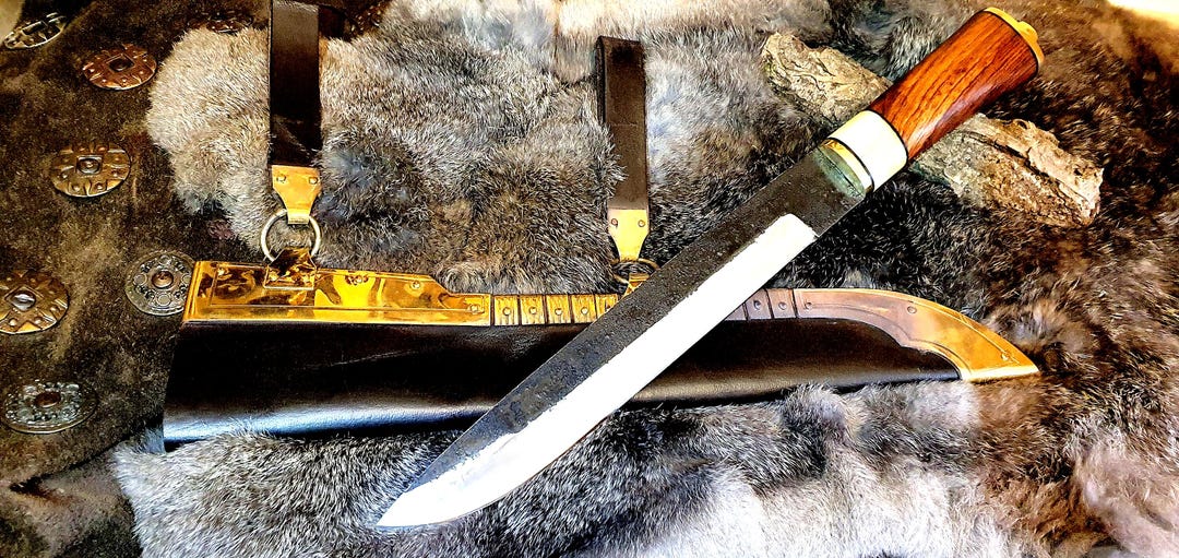 Wikinger Sax-Messer Jarl Wikinger Sax Lederscheide Mittelalter ...