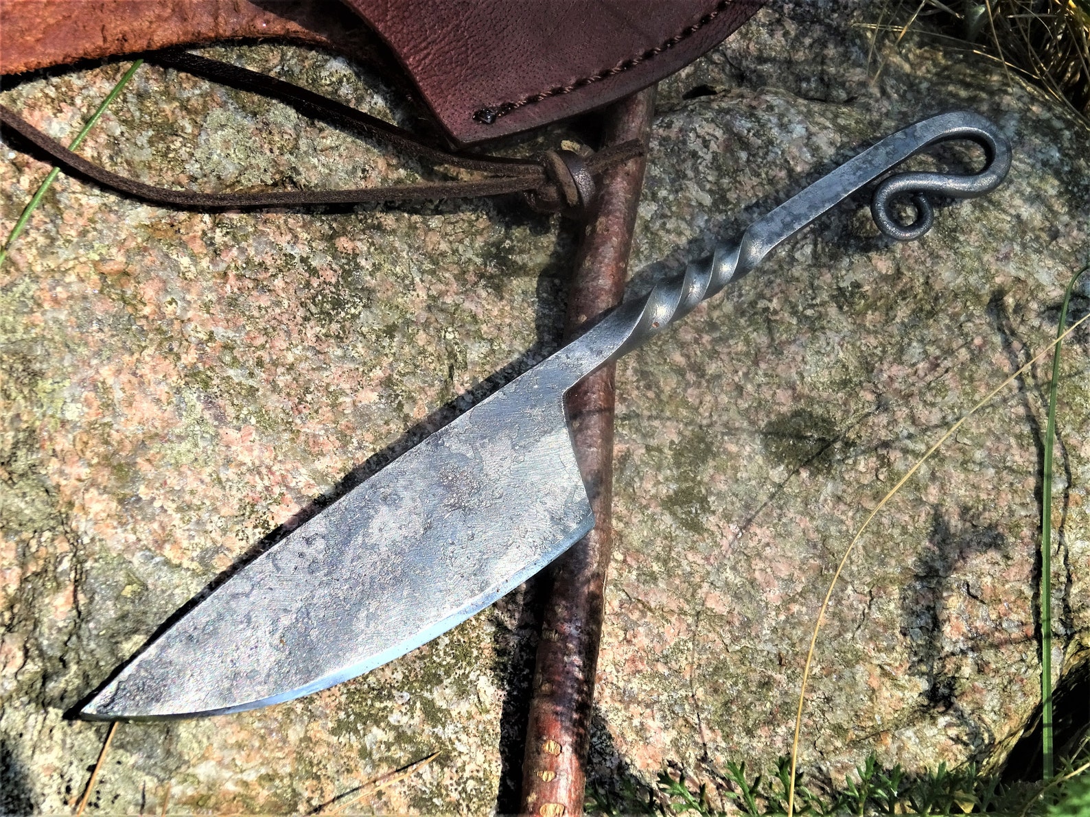 Mittelalter-Messer Wikingermesser Carbonstahl Handgeschmiedet - Etsy.de