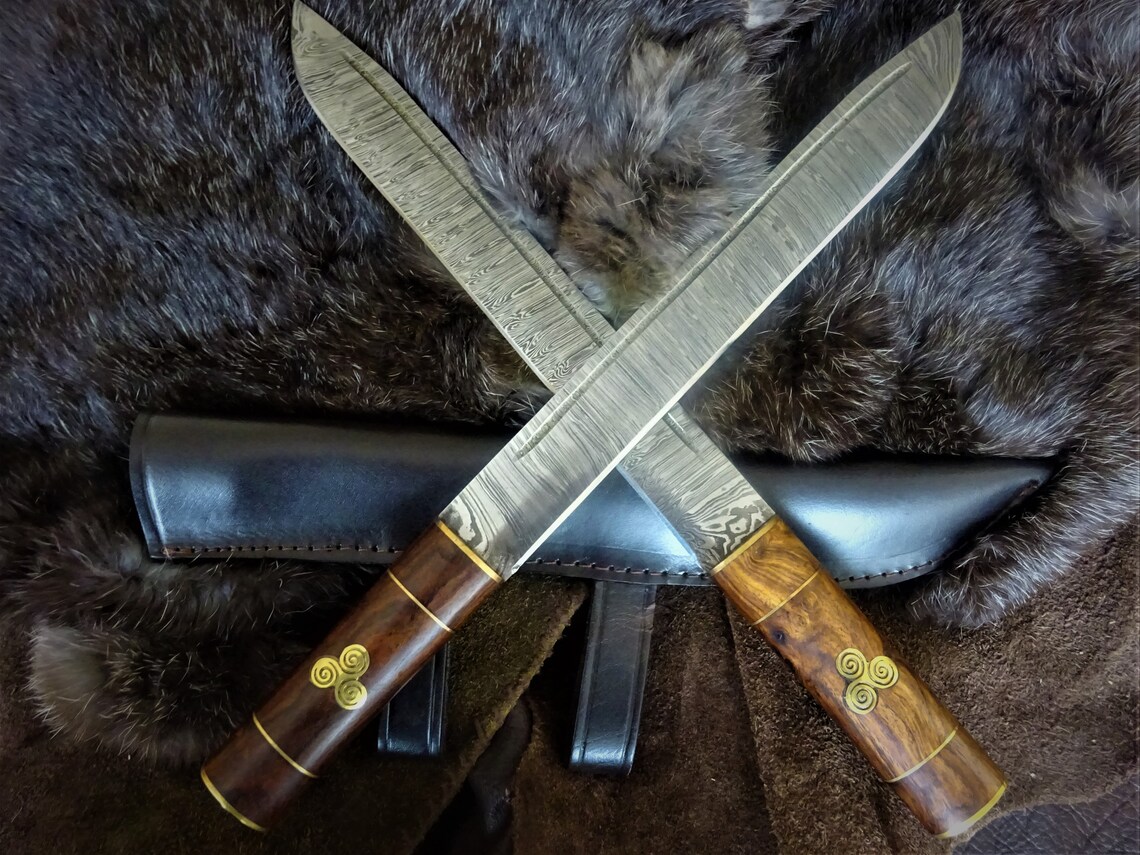Couteau de dama sax Médiéval Long-sax puissant avec lame de - Etsy France
