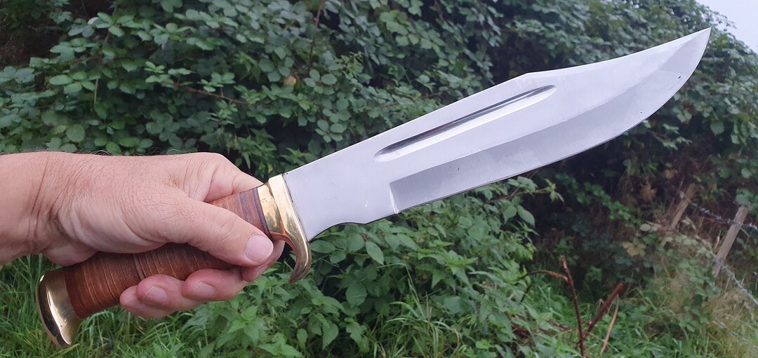 Bowie Knife Hunting Knife Huge 44 Cm Sharply Ground Outdoor Knife ...