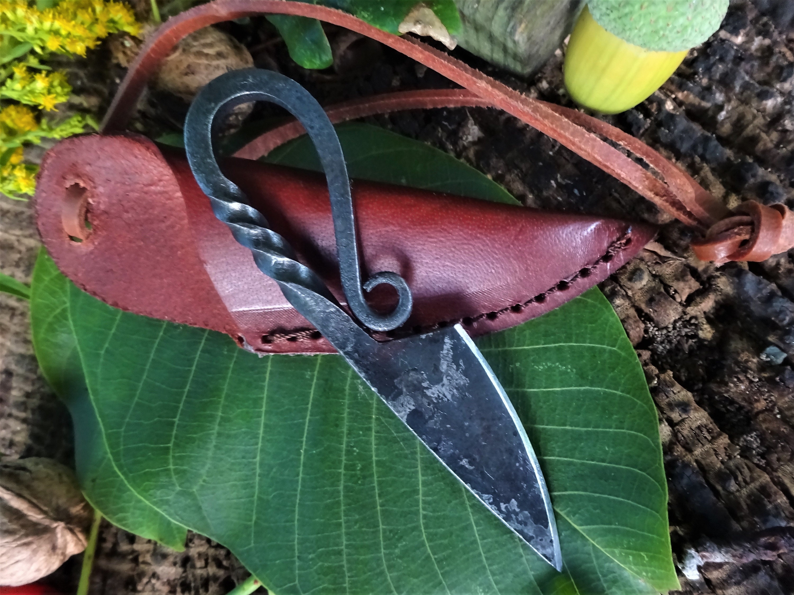 Mittelalter Messer-Wikingermesser-Carbonstahl-Handgeschmiedet | Etsy